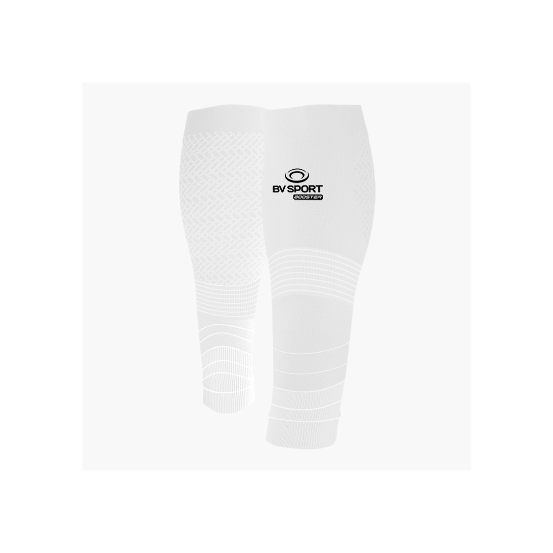 Calf compression sleeve Booster EVOLUTION white | BV SPORT