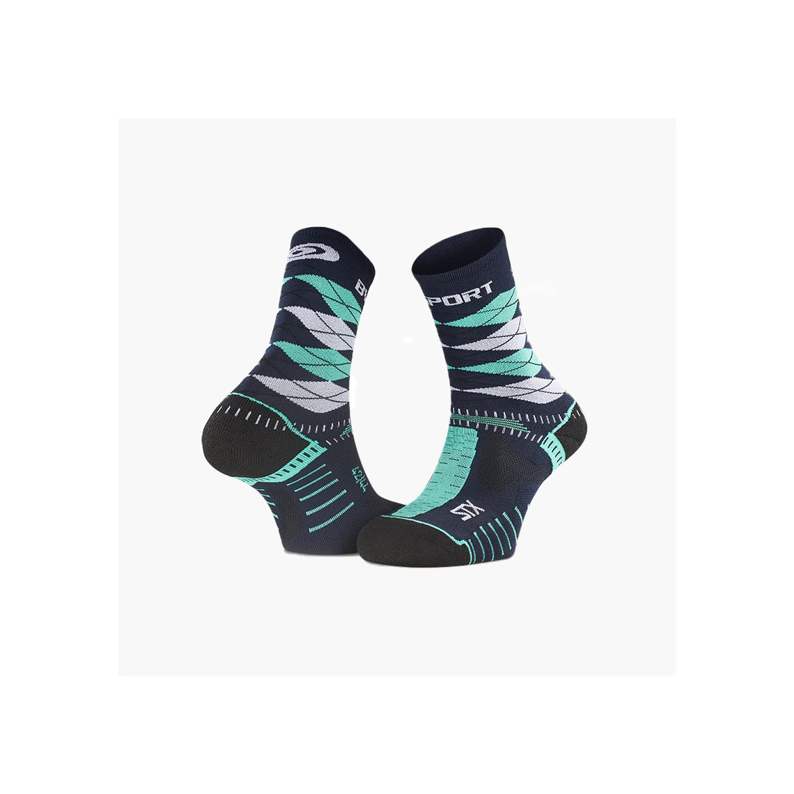 BV SPORT | Trail STX EVO socks "Burlington" blue-green | Collector Edition