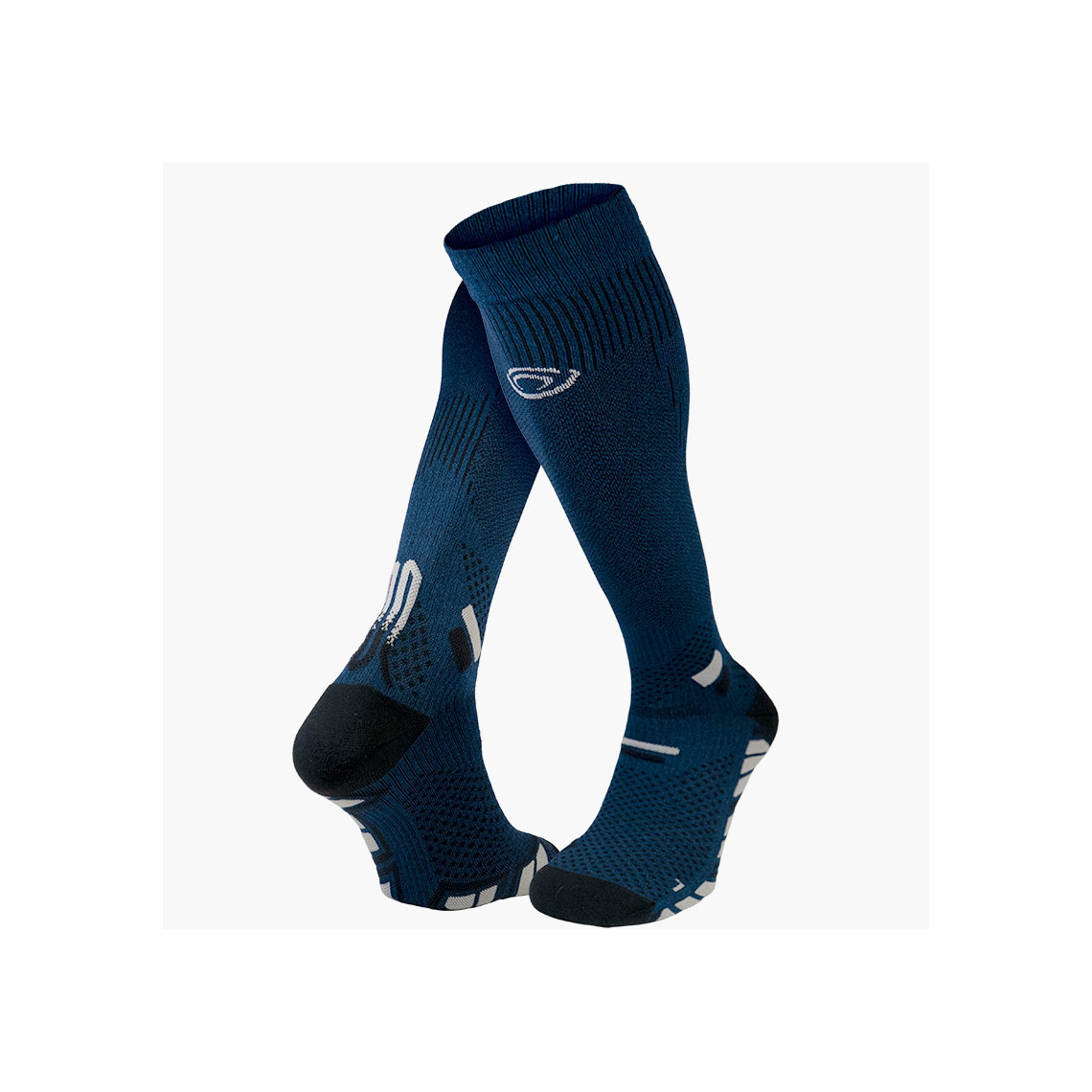 Trail compression socks blue/grey | Made in France